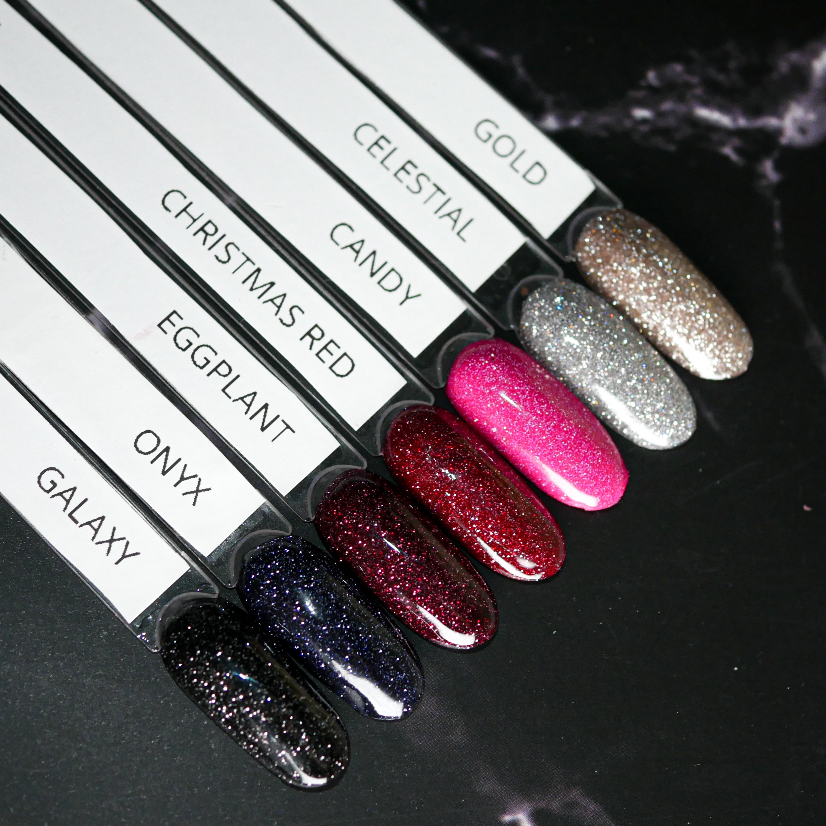 Rubber Base Light Reflective - Black Galaxy – In.Hype Nails
