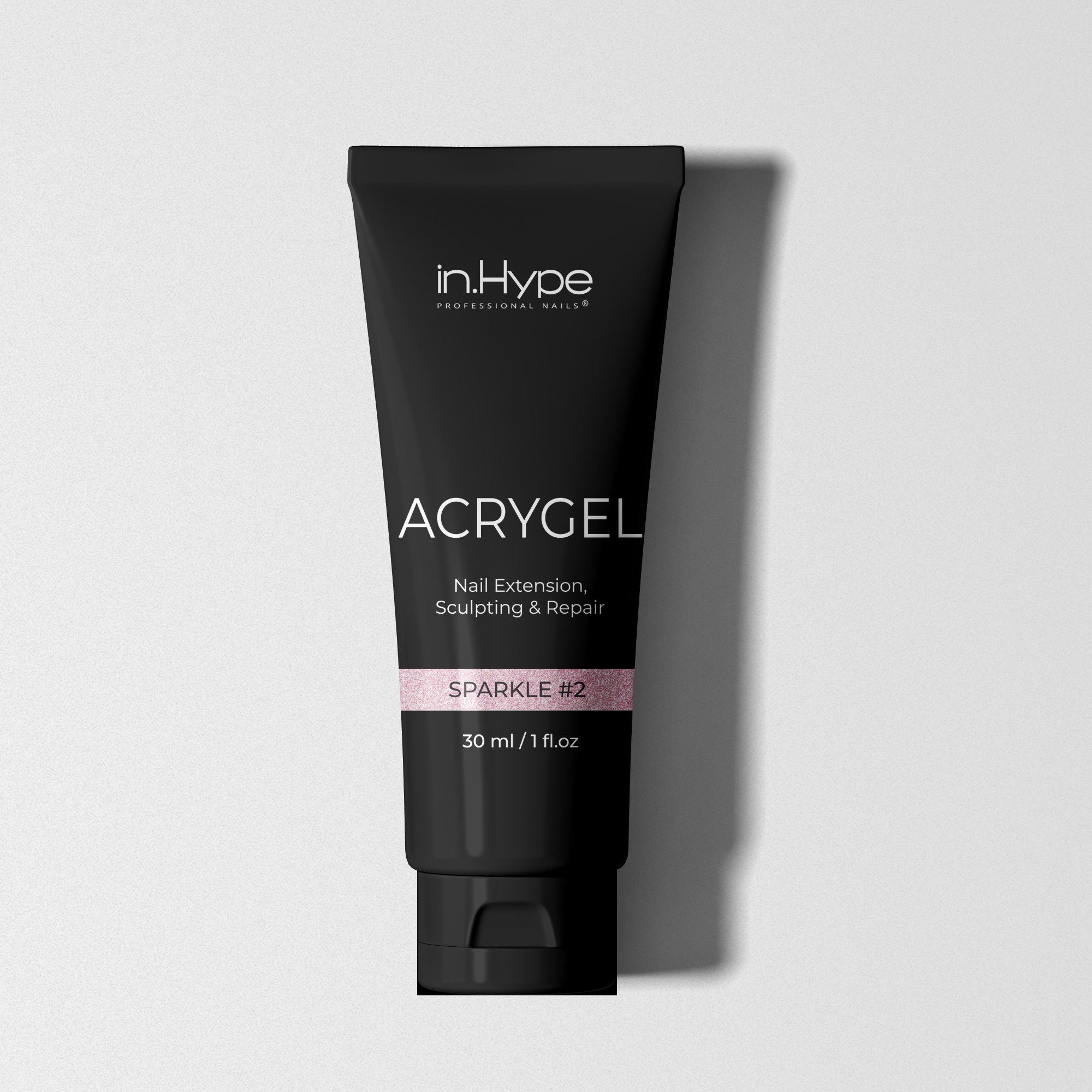 In.Hype AcryGel / Acrylic Nail Extension Builder Gel - Sparkle Pink ...
